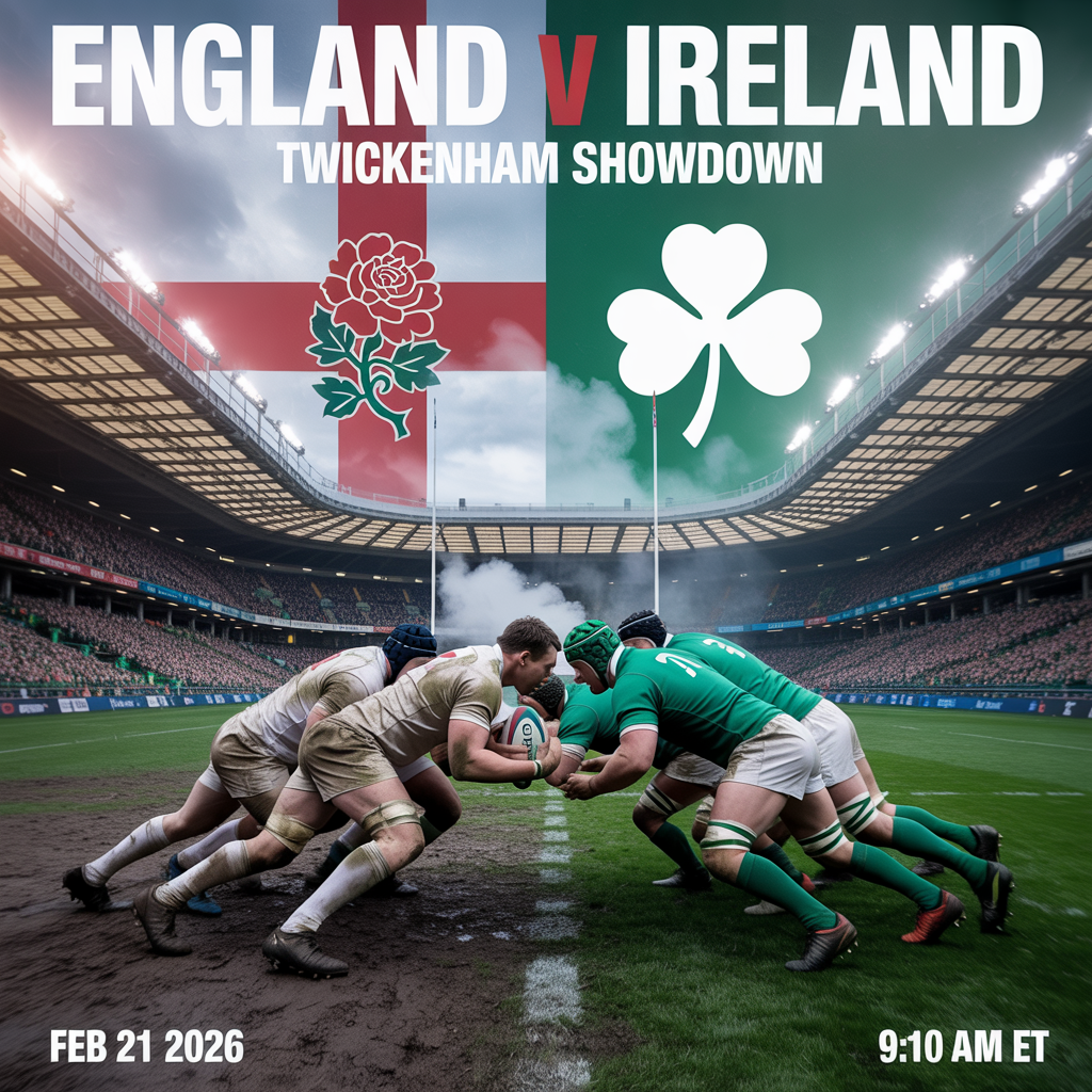 England v Ireland: Twickenham Showdown Set to Define Six Nations ...